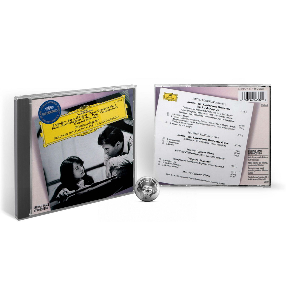 CD Martha Argerich - Prokofiev: Piano Concerto No.3/ Ravel: Piano Concerto (1CD) 1995 Deutsche ...