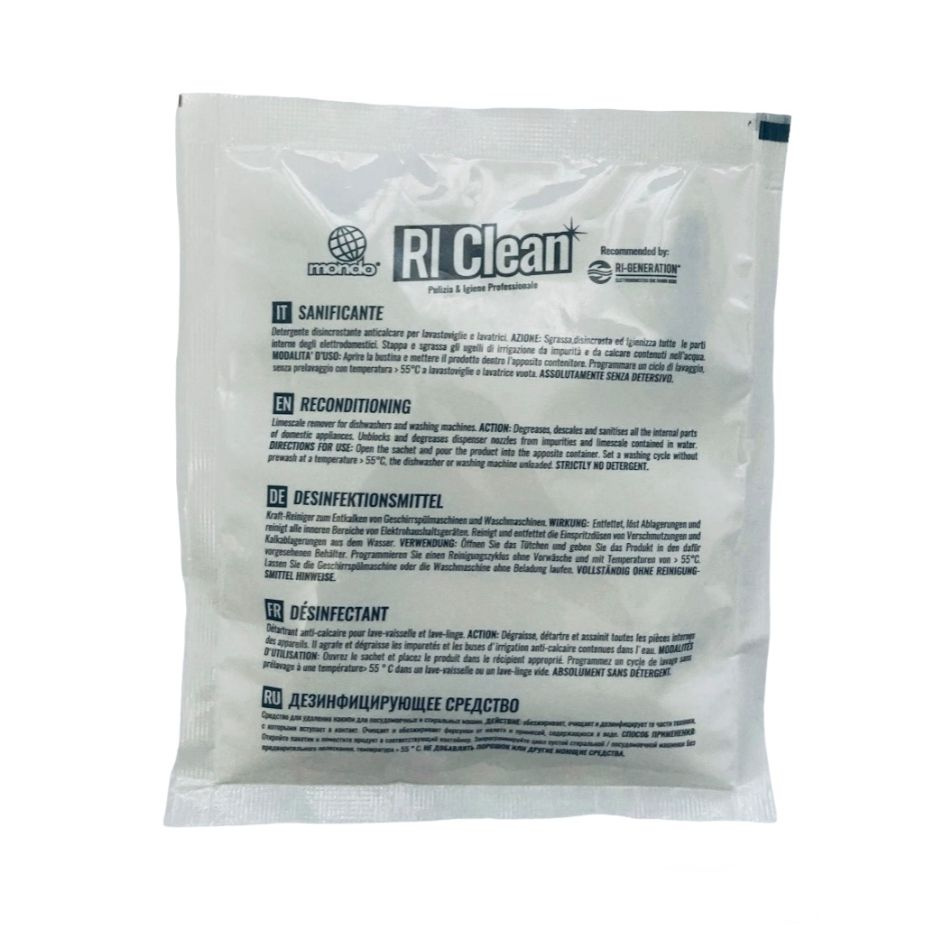 RiClean Средство от накипи и жира для посудомоечных и стиральных машин, 1 пакетик 50 гр - купить ...