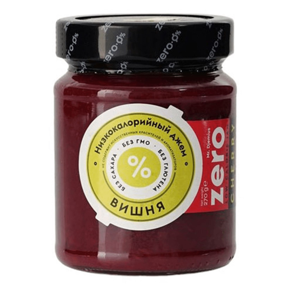 Джем Mr. Djemius Zero вишневый низкокалорийный 270 г - купить с доставкой по выгодным ценам в ...