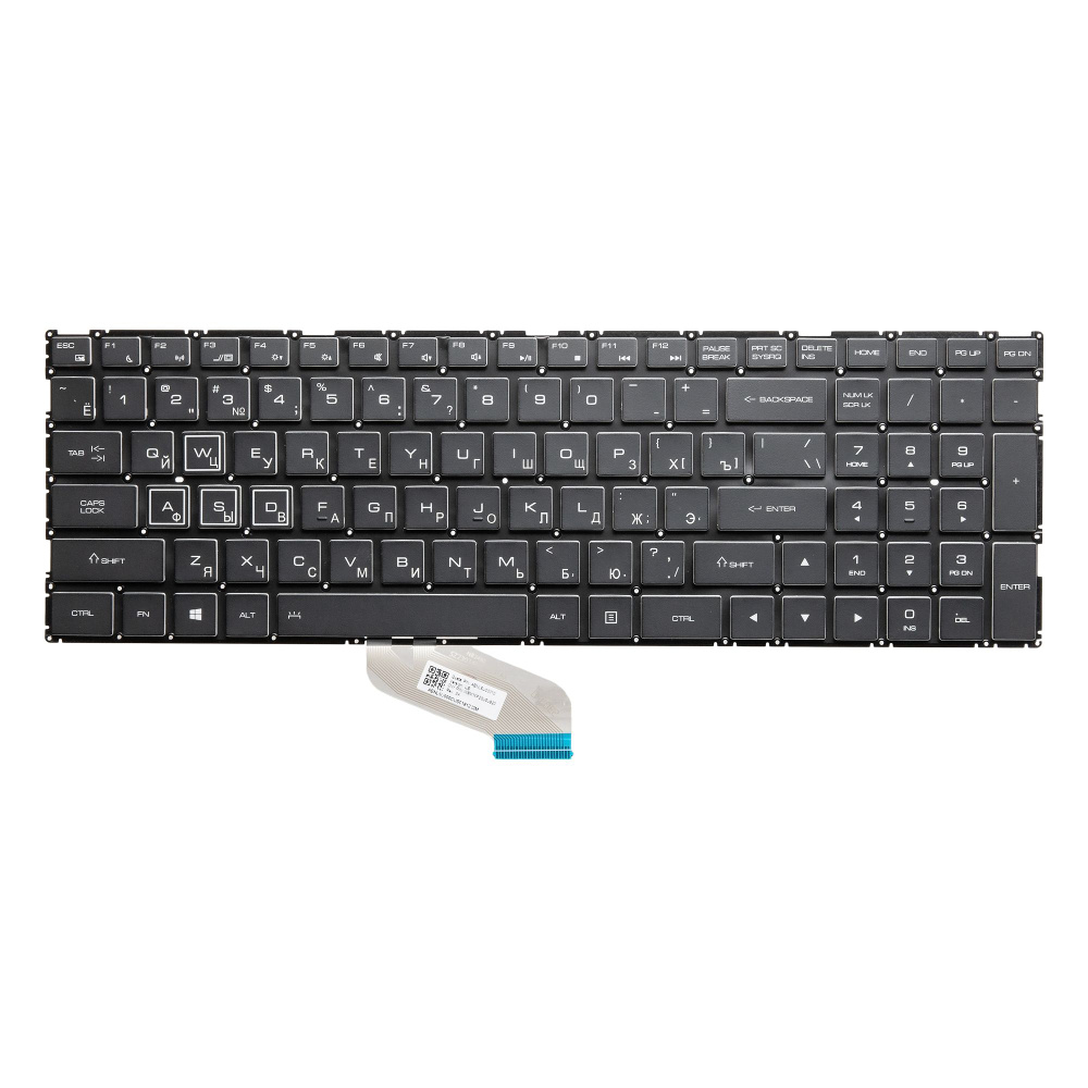 Клавиатура с RGB подсветкой для ноутбука Thunderobot 911 Air D X , XD Wave D / 911 X Wild Hunter ...