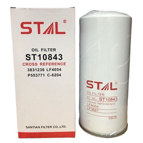 Фильтр масляный STAL ST10843 (ST10863; LF3687; LF4054; P172507; P557624 ...