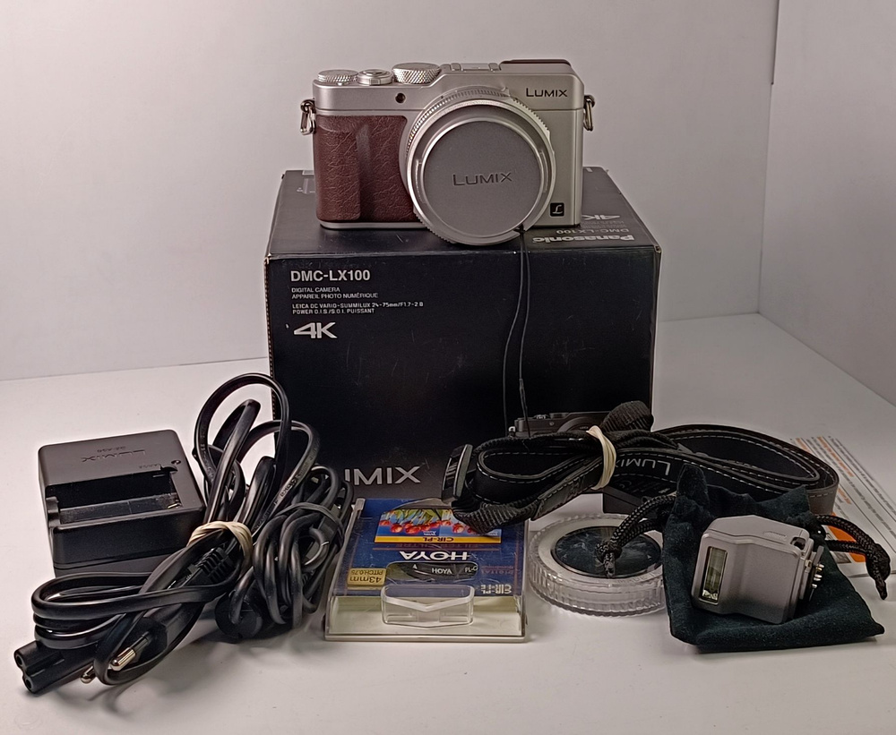 Компактный фотоаппарат Panasonic LUMIX DMC-LX100, серебристый - купить ...