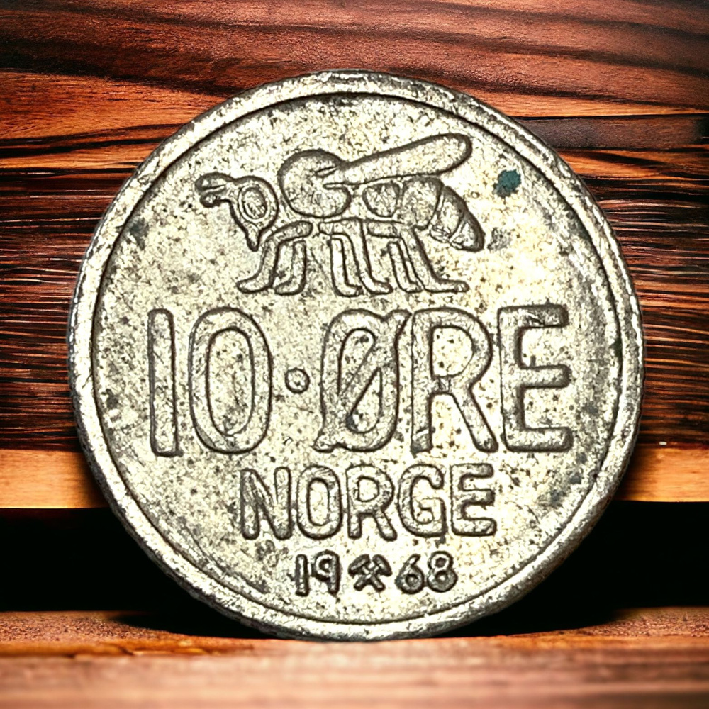 Монета Норвегия 10 эре 1968 года. Пчела - купить в интернет-магазине OZON с быстрой доставкой ...