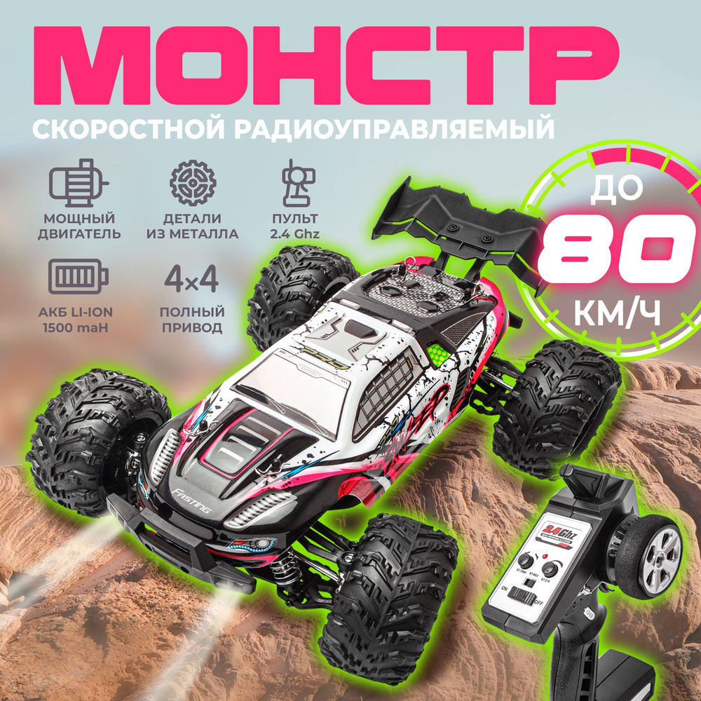 Машинка на пульте управления 80 км/ч / машина на радиоуправлении купить ...