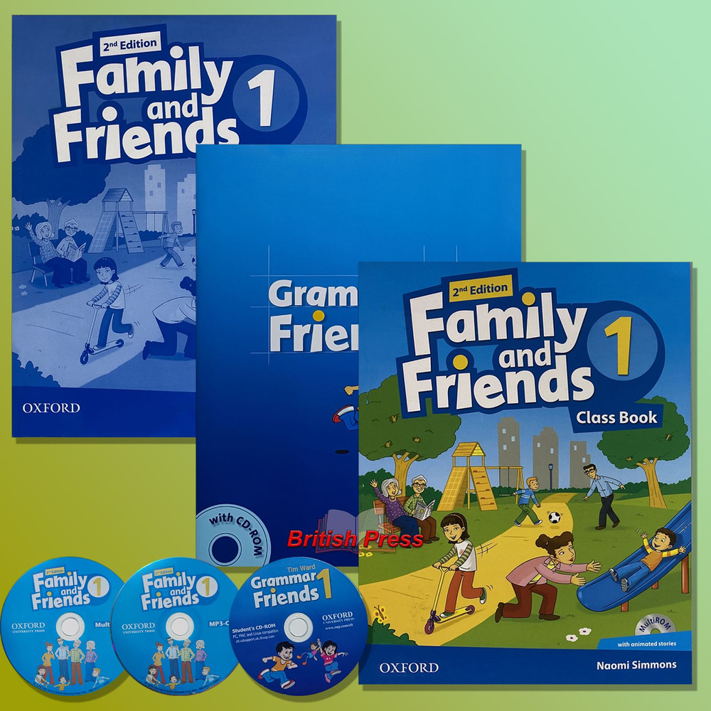 Family and Friends 1 + Grammar 1, Class Book, Workbook , grammar + CD ...