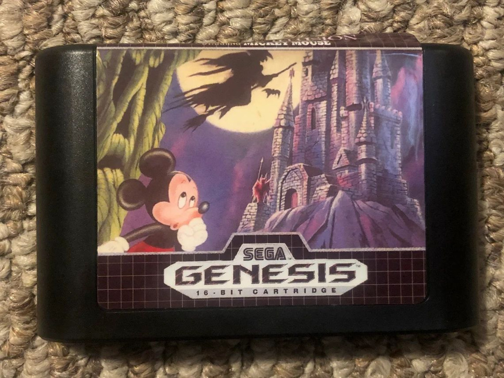 Игровой картридж для приставки 16 bit SEGA: MICKEY MOUSE (CASTLE OF ...