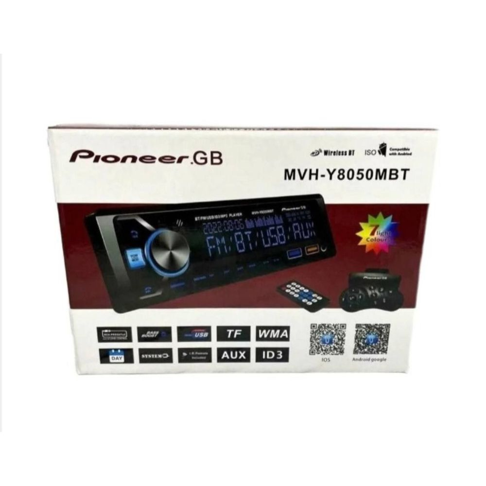 Магнитола для авто с блютуз / 1 Din / Pioneer - купить с доставкой по ...