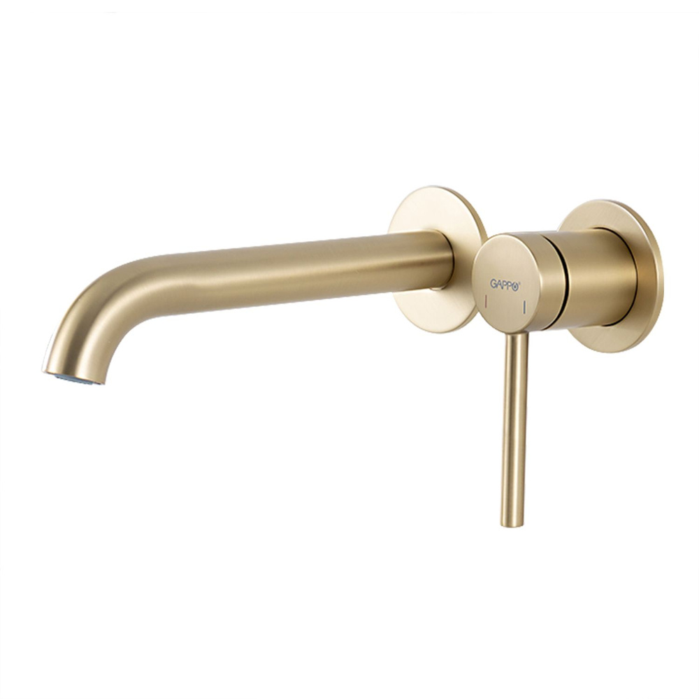 Настенный смеситель для накладной раковины в ванну Gappo G1206-3 купить на OZON по низкой цене ...