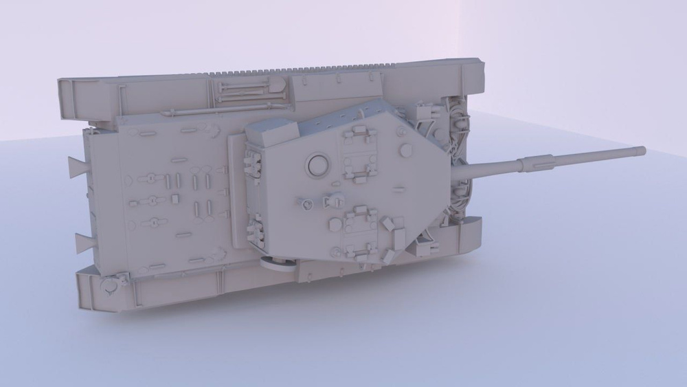 Танк Charioteer OQF 20 pdr AT Gun Type B Barrel сборная модель в ...