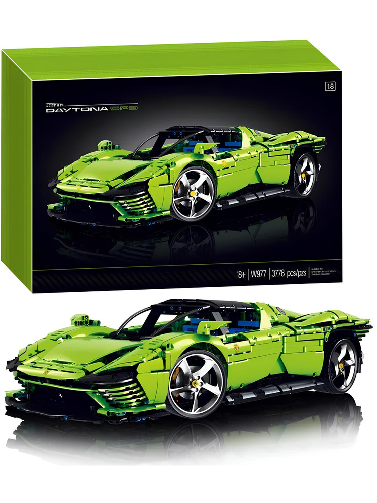 Конструктор машина Феррари Дайтона 3778 деталей 977 купить на OZON по низкой цене (1685951352)