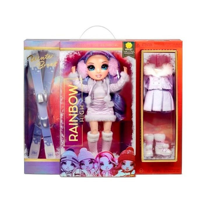 Игрушка Кукла Rainbow High Winter Break Fashion Doll Violet Willow ...