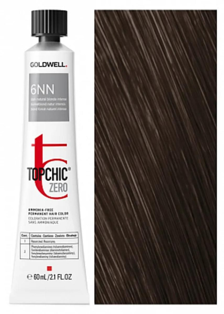 Goldwell TOPCHIC ZERO 6NN темно-русый - экстра Безаммиачная стойка ...