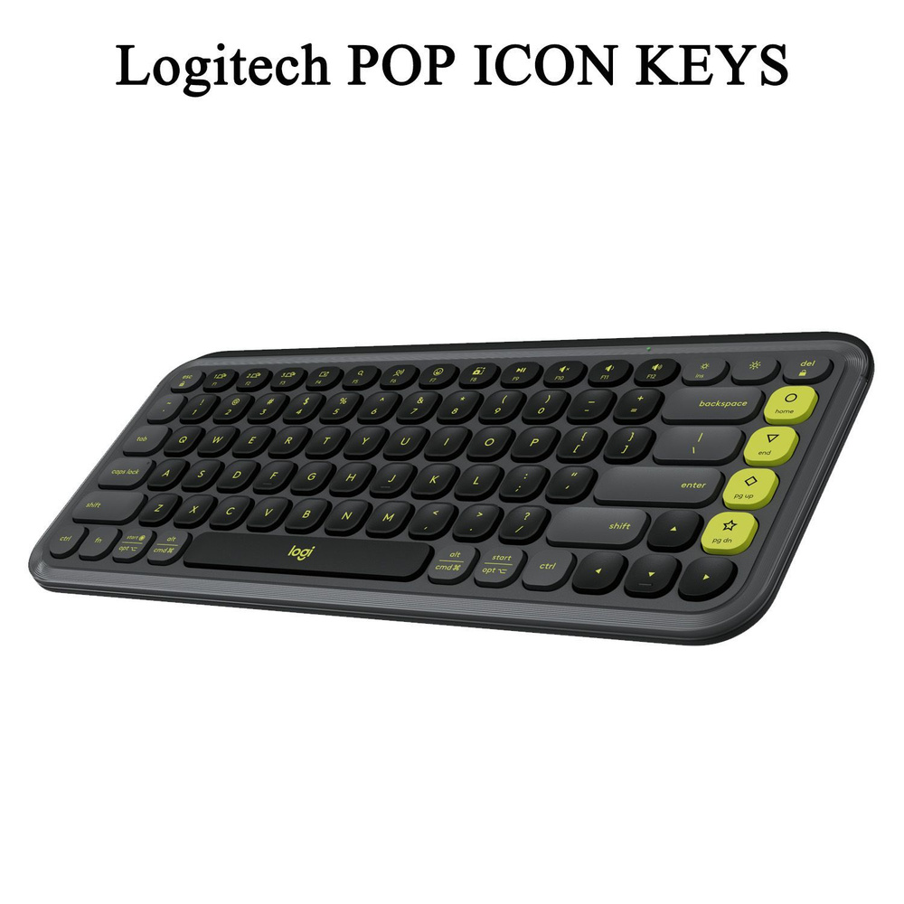 Logitech G Клавиатура беспроводная POP Icon Keys, Английская раскладка ...