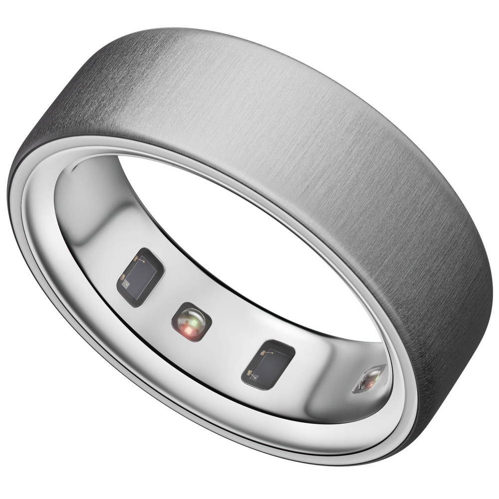 Смарт-кольцо Oura Ring 4 Brushed Silver US8 купить на OZON по низкой ...