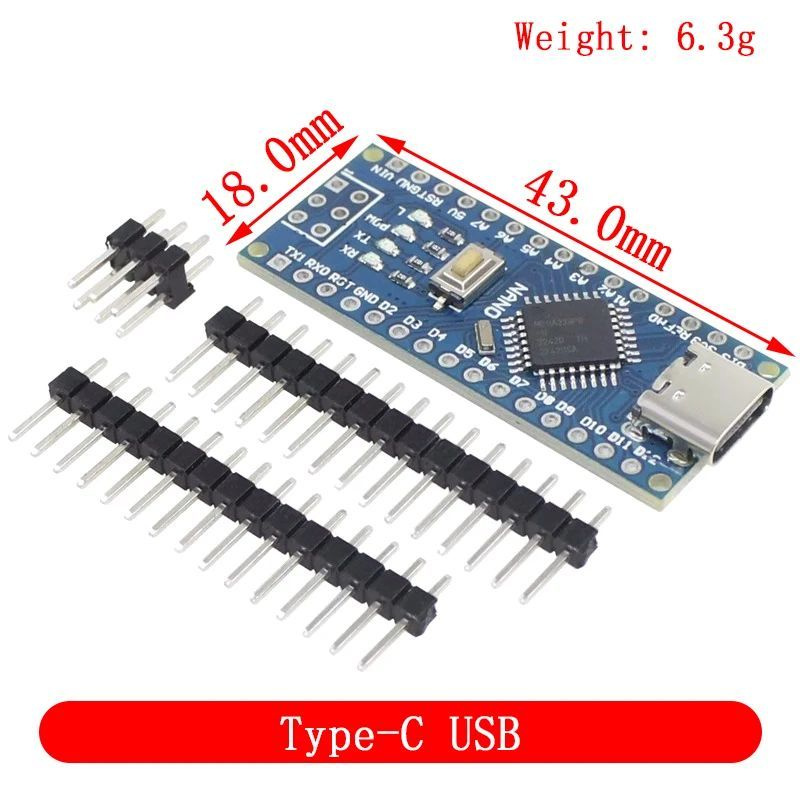 Мини / Type-C / Micro USB Nano 3.0 С загрузчиком совместимый Nano контроллер для arduino CH340 ...