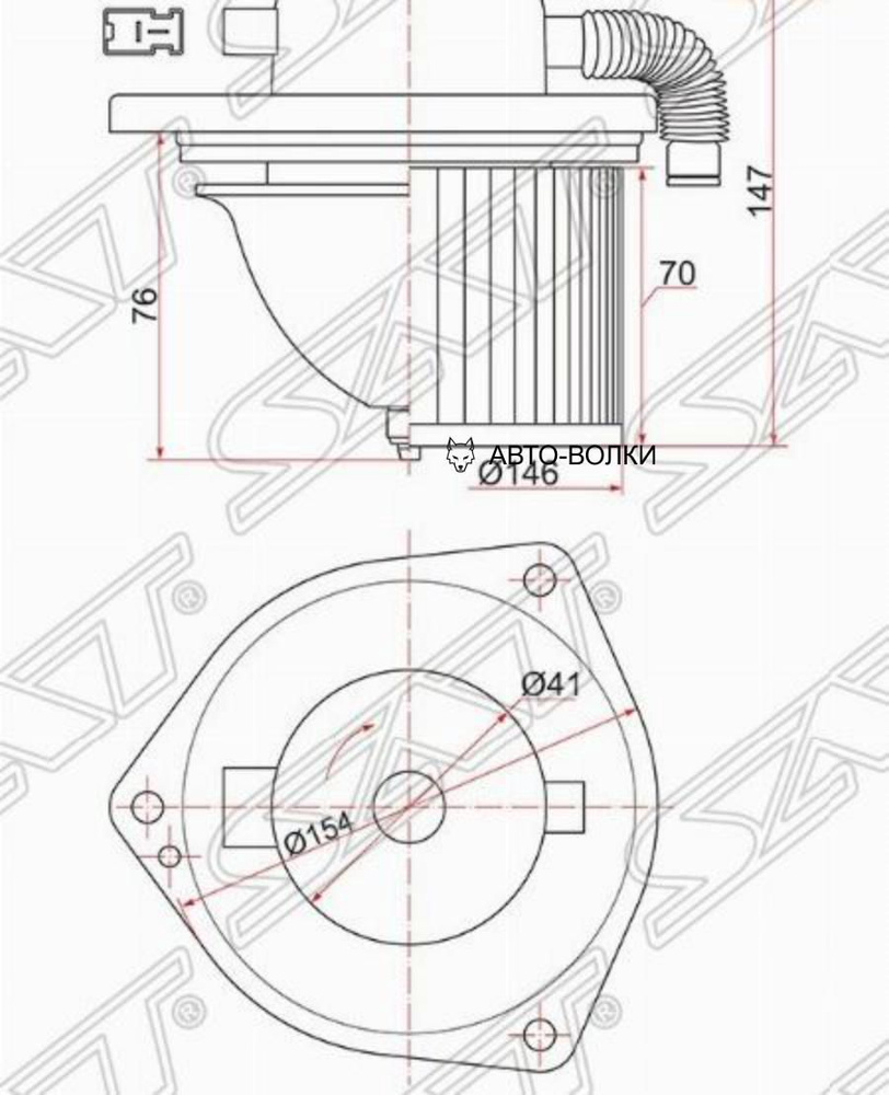 SAT Мотор отопителя салона Suzuki Escudo 0517 Grand Vitara 0516 купить ...