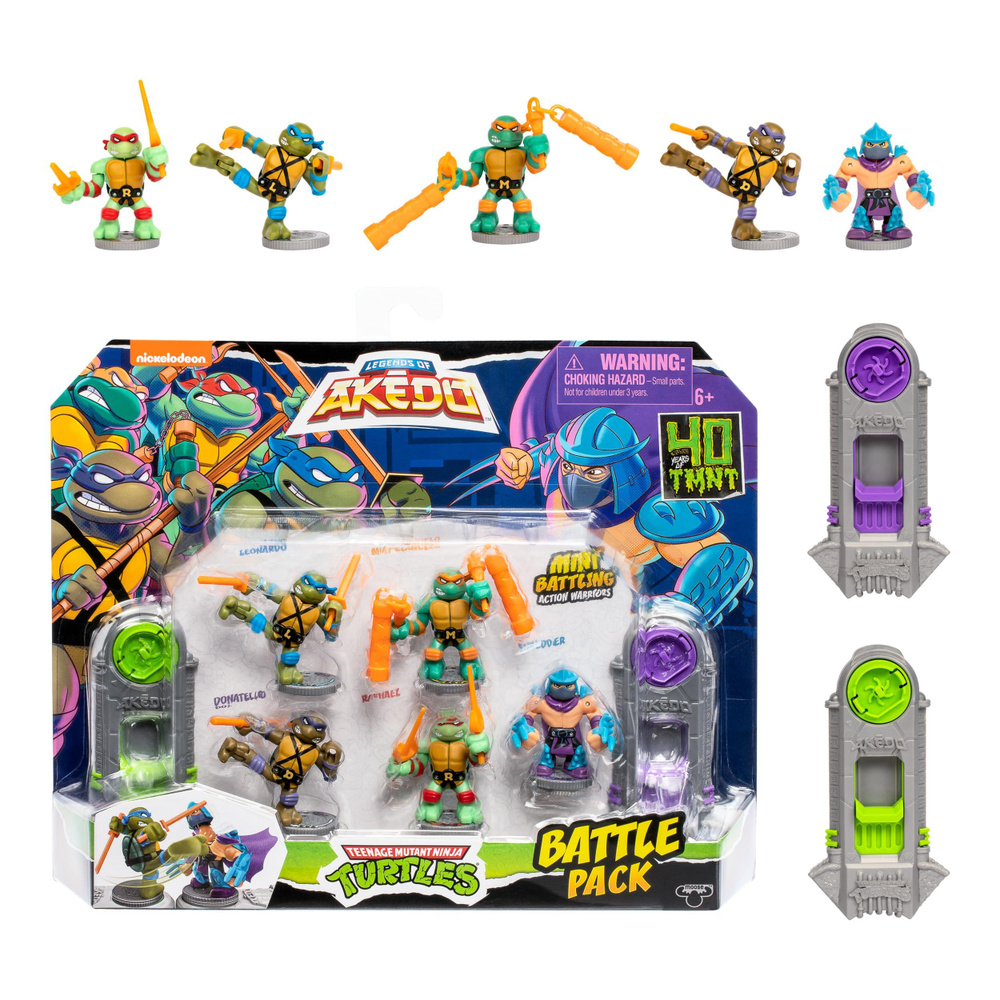 Moose Nickelodeon Legends of Akedo Teenage Mutant Ninja Turtles Battle ...