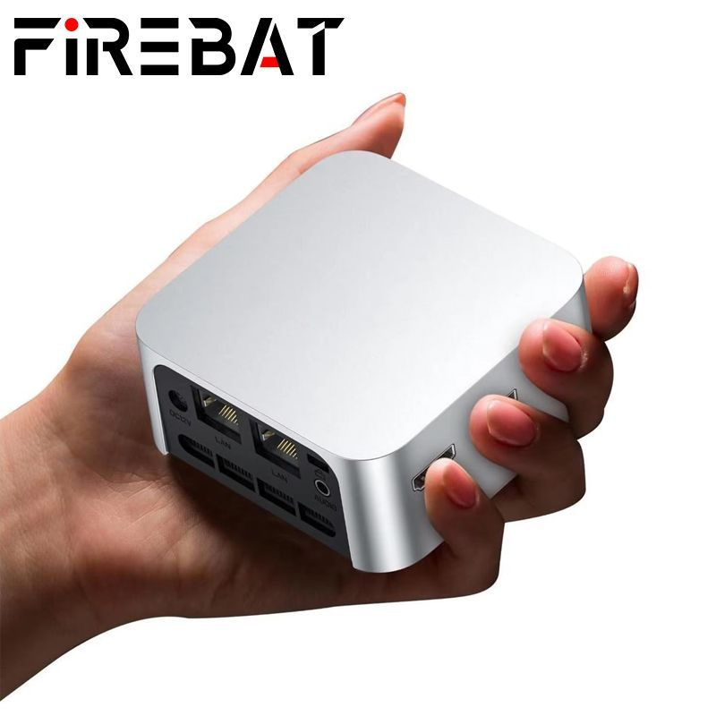 FIREBAT Мини-ПК T8 (Intel Celeron N5095, RAM 8 ГБ, SSD 256 ГБ, Intel UHD Graphics, Windows 11 ...