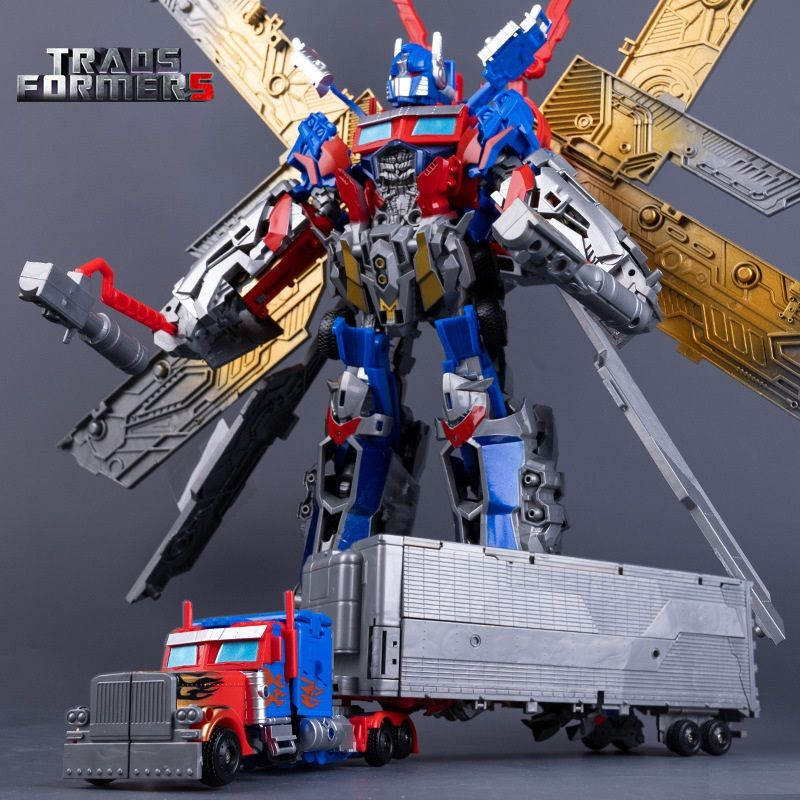 трансформеры робот,Transformers Оптимус Прайм/Optimus Prime+trailer,подарок для мальчика/8818 ...