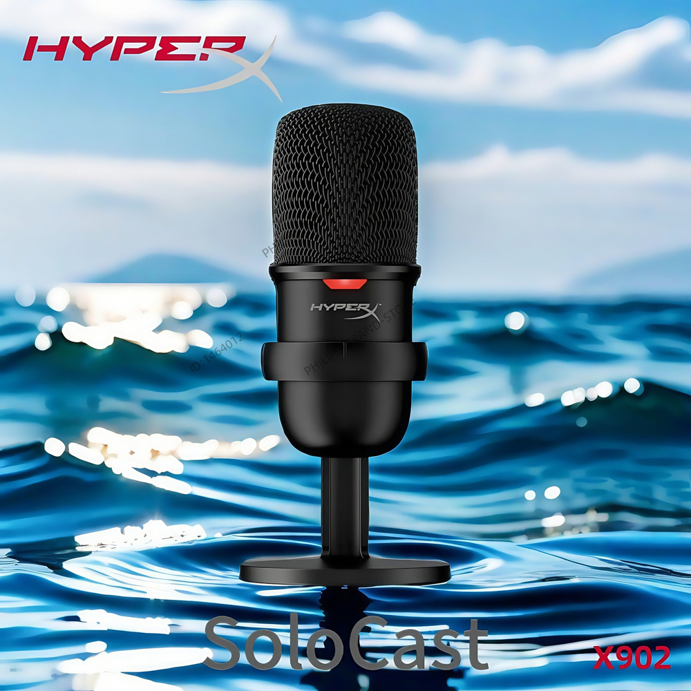 HyperX Микрофон игровой (для стриминга) HyperX SoloCast USB, черный купить на OZON по низкой ...