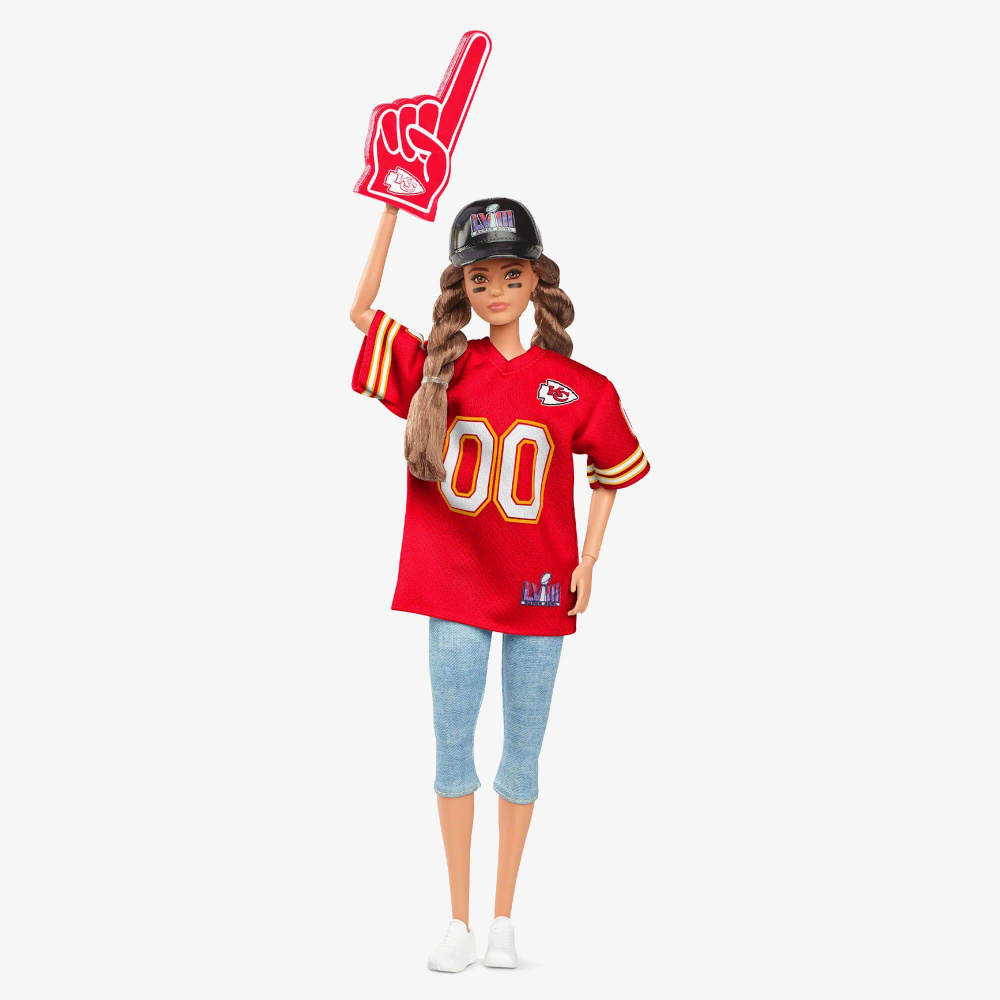 Кукла Barbie NFL Super Bowl LVIII Champion Doll Kansas City Chiefs ...