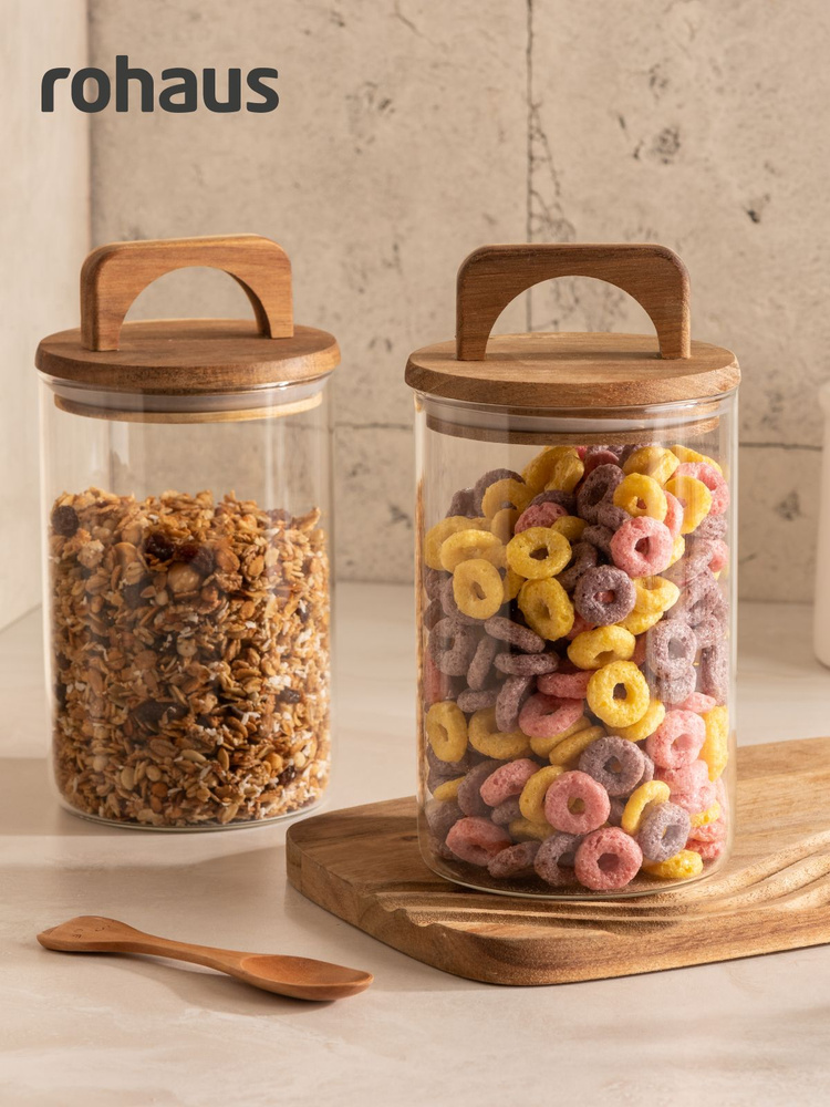 Банка для продуктов универсальная Rohaus, 1000 мл, 2 предм. купить c ...