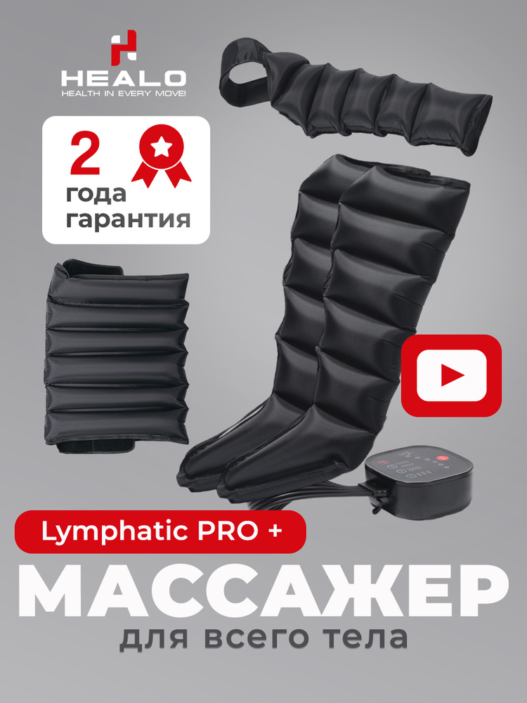 Аппарат для прессотерапии и лимфодренажа для рук, ног и талии, массажер ...