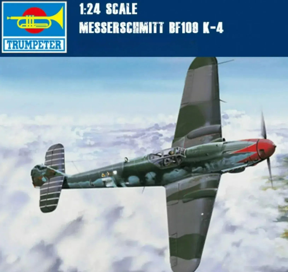 Trumpeter 1/24 02418 Luftwaffe Bf-109 K-4 Модель сборки самолёта купить ...