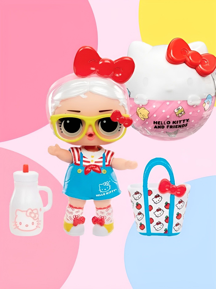 Кукла LOL Surprise! Hello Kitty and Friends / Хэллоу Китти Сюрприз, 8 ...
