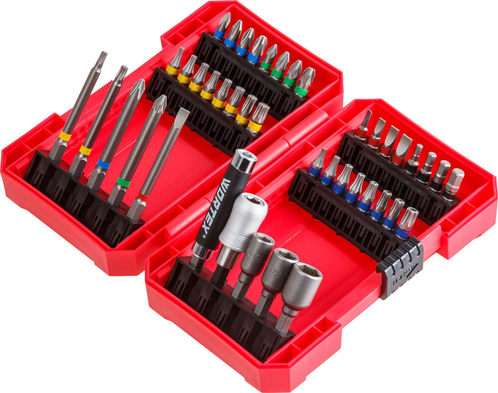 Набор бит WORTEX BS 42 купить на OZON по низкой цене (1987854066)