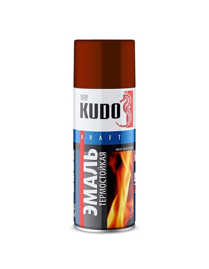 Эмаль термостойкая краснокоричневая 520 мл KUDO KU5006 купить на OZON по низкой цене (1443159119)