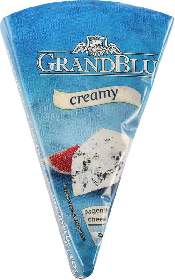 Сыр MILKANA GrandBlu Сливочный с голубой плесенью 56%, без змж, 100г ...