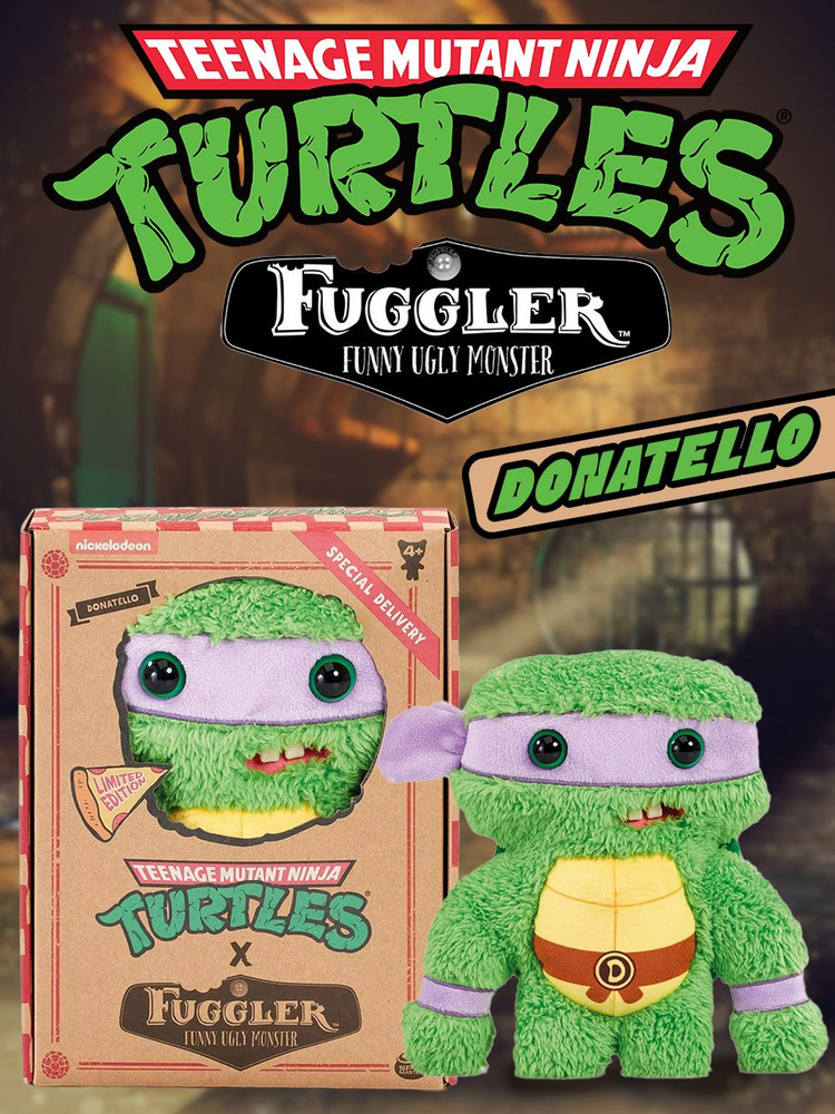 подростки мутанты ниндзя черепашки Spin Master Fuggler TMNT Donatello ...