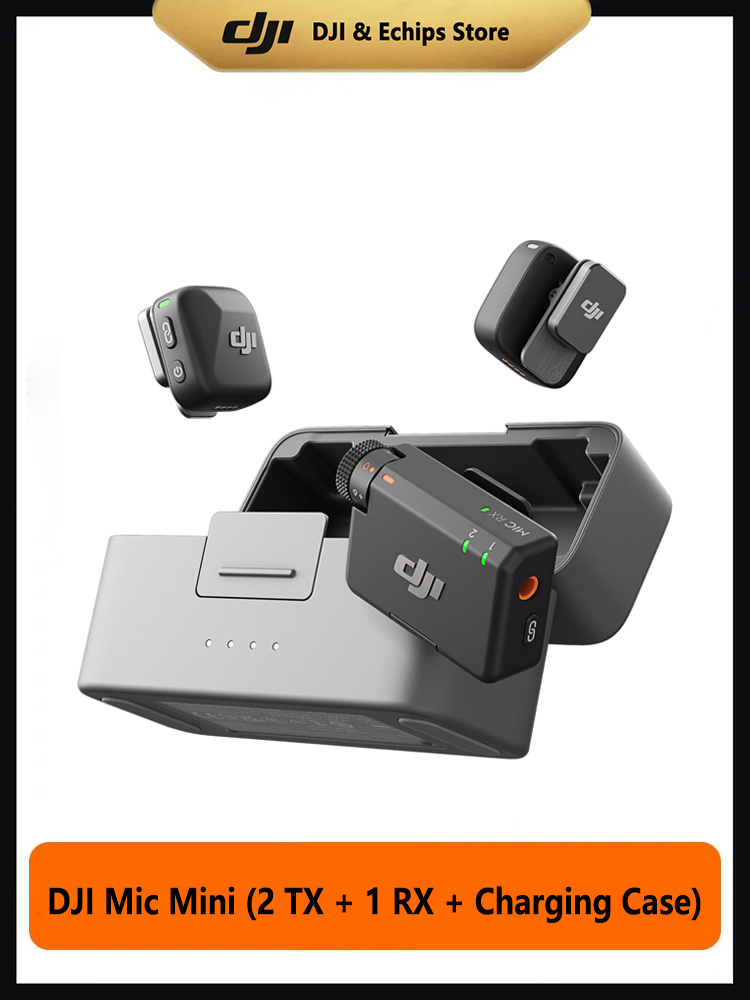 Микрофон для мобильного устройства Mic Mini ANC(2 TX + 1 RX+Charging ...