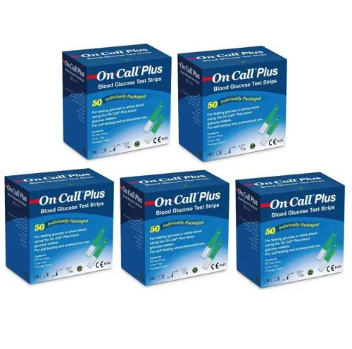Тест-полоски Он Колл Плюс №50 (On Call Plus) - 5 упаковок купить на ...