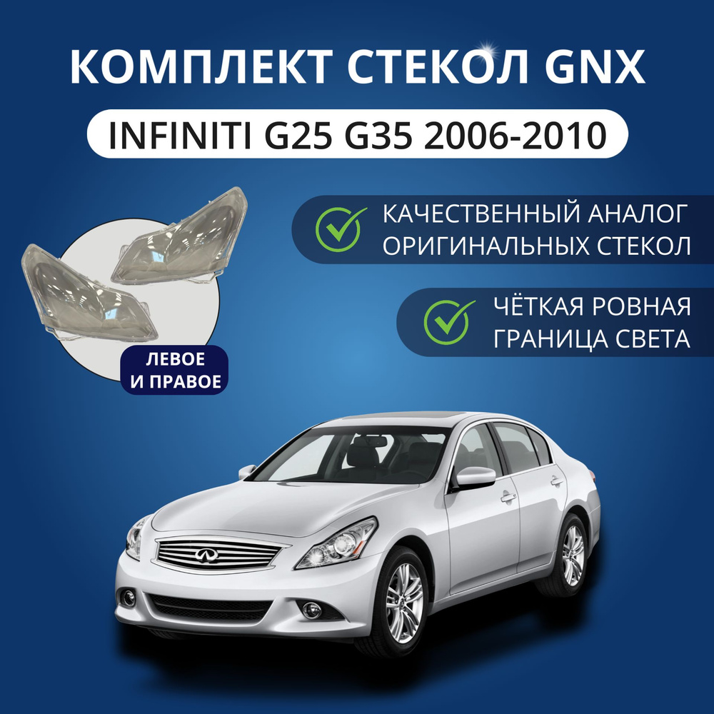 Exquisite selection Стекло фары, 1 шт., арт. Стекла фар GNX для ...