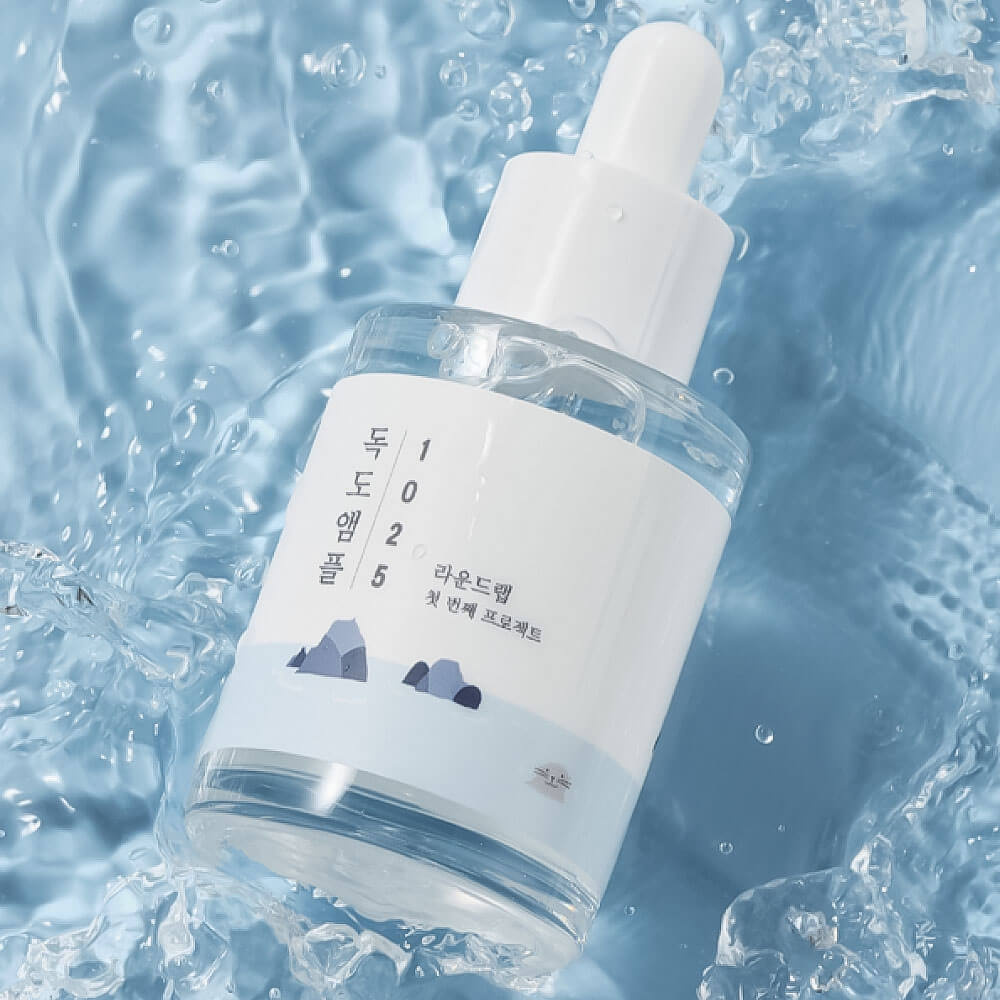 Round Lab Гидрирующая ампула с морской водой 1025 Dokdo Ampoule 30ml ...