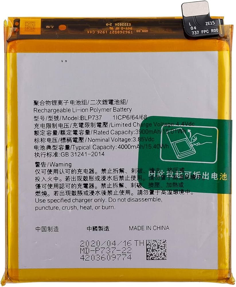 Аккумулятор для OPPO BLP737 Reno 2Z 4000mAh купить на OZON по низкой ...