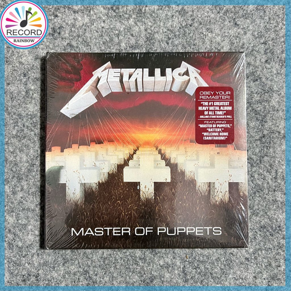 CD Metallica Master Of Puppets CD 1Z0977 запечатанный совершенно новый ...