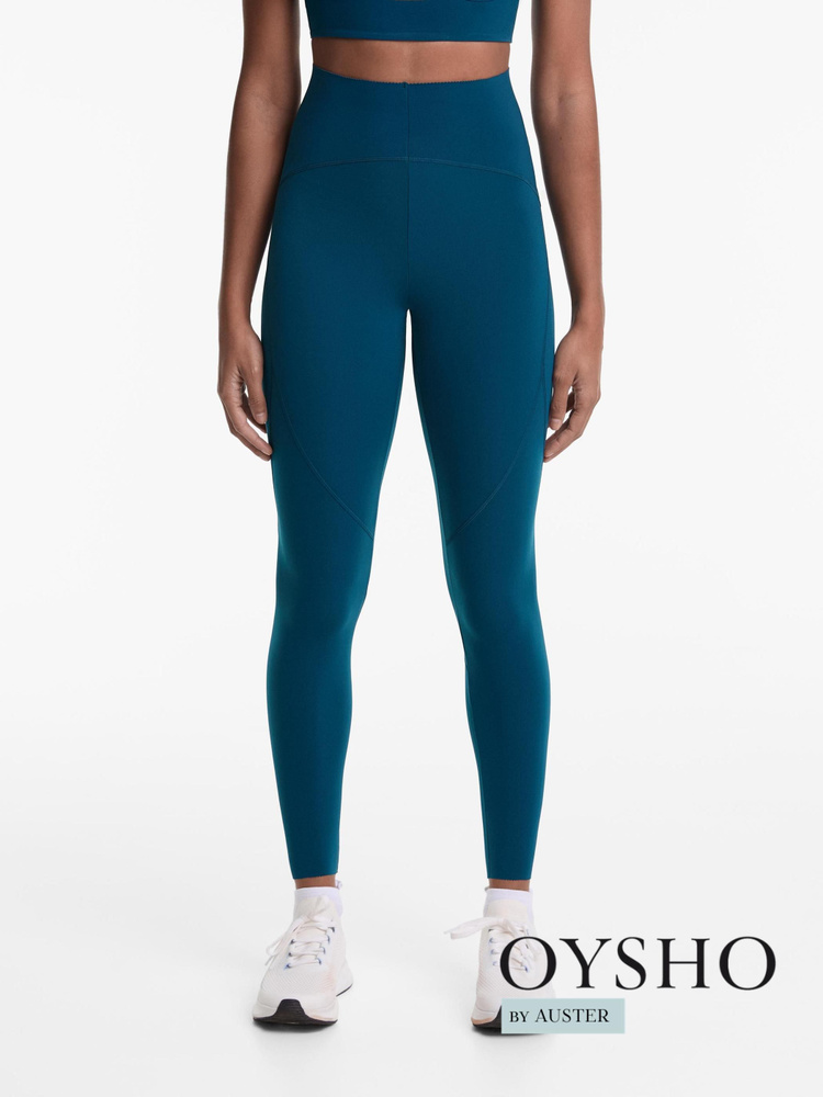 Легинсы Женский Oysho бриллиантово-синий Полиамид, Эластан Спортивный, размер 42, 44 На любой ...