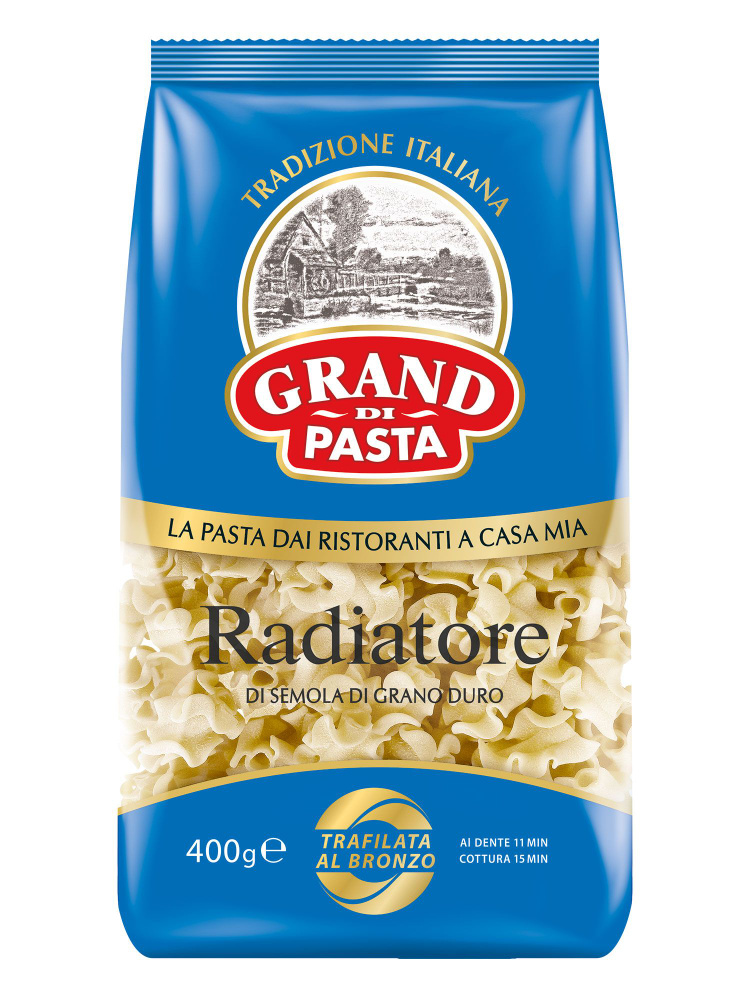 Макароны Grand Di Pasta Radiatore Радиаторе, 400 г купить на OZON по ...