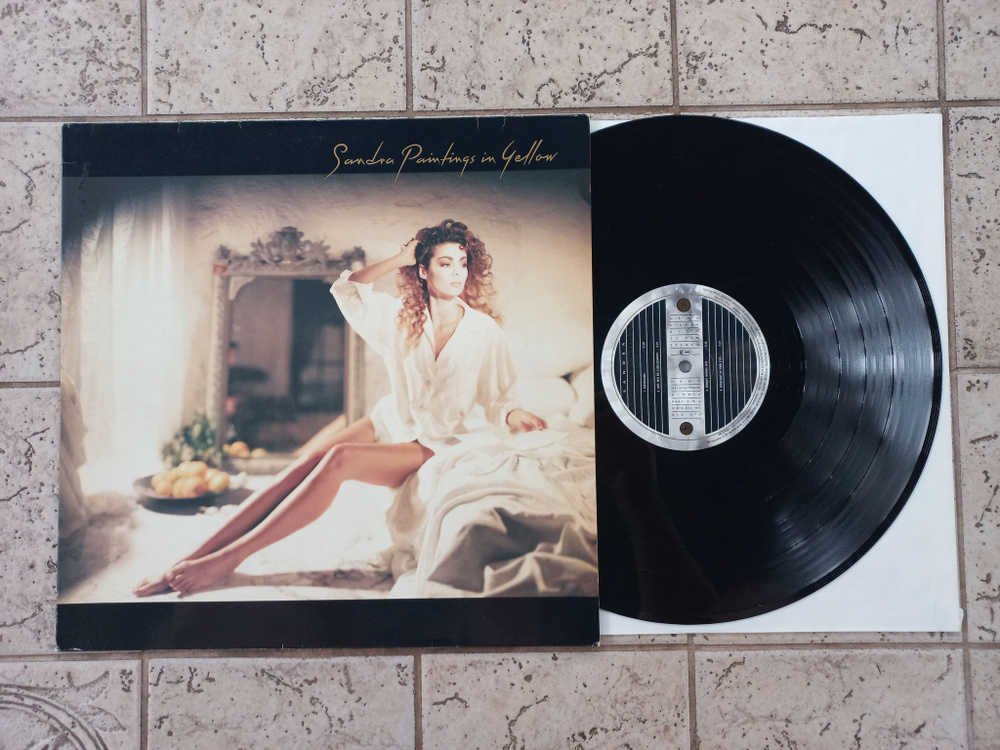 Винил Sandra (1990) Paintings In Yellow LP Vinyl (Europe) EX купить на ...