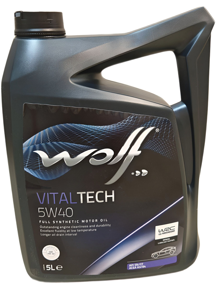 Масло моторное Wolf VITALTECH 5W-40 Синтетическое 5 л 8311291 купить c доставкой на OZON по ...