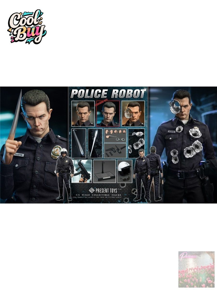 фигурки Present Toy PT-sp62 1/6 Series Action Figures Police Robot ...