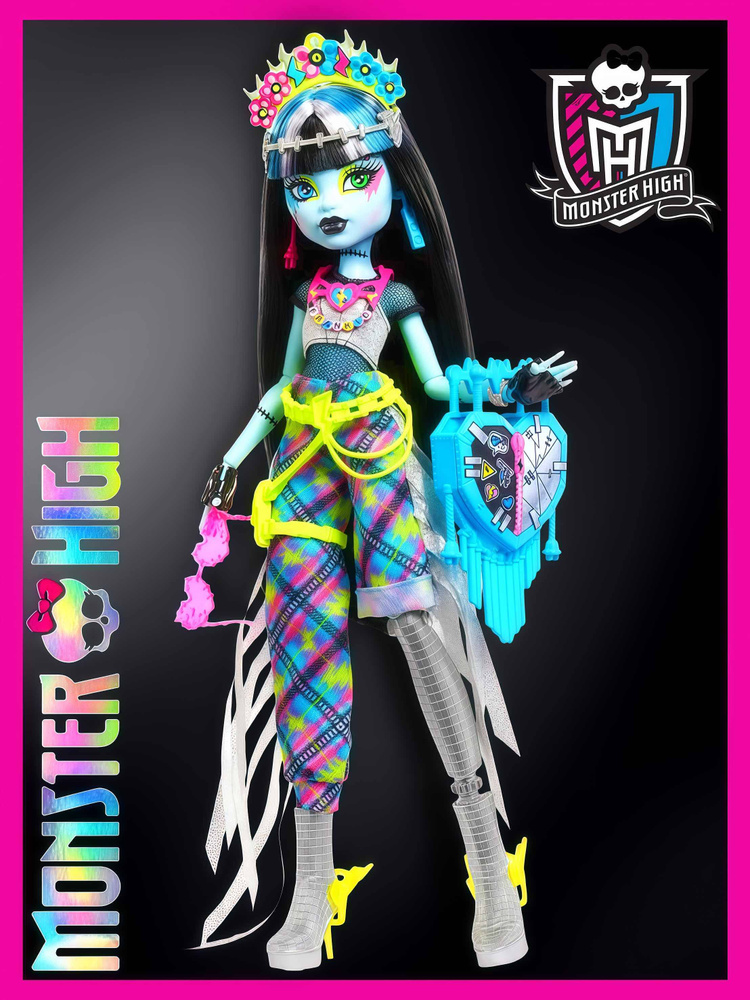 Кукла Monster High Monster Fest Doll, Frankie Stein with Glam Outfit ...