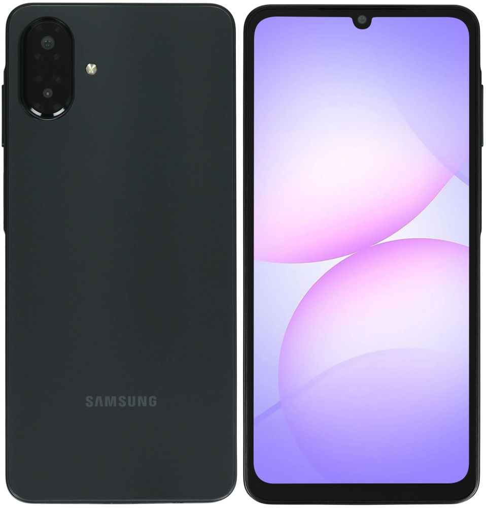 Смартфон Samsung SM-A075 Galaxy A07 64 ГБ 4 ГБ Черный 6.7 0 купить c ...