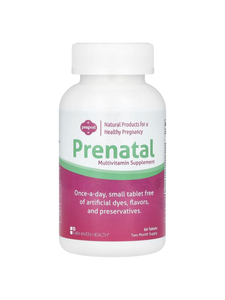 Витамины для беременных, Peapod Prenatal, Fairhaven Health, 60 таблеток ...