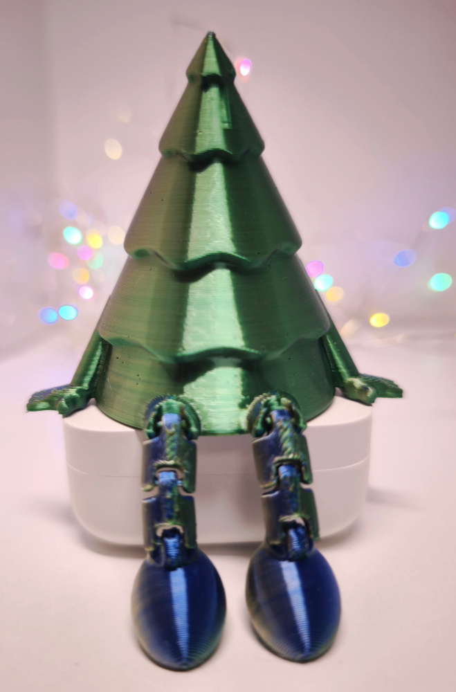 Сувенир на Новый Год новогодний Елочка сине-зеленая золотистая ...