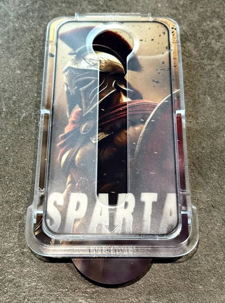 Противоударноее защитное стекло SPARTA 9H на экран iPhone 14 Pro Max ...