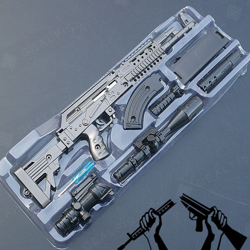 Мини AKM модель оружия Battlefield PUBG серия брелок M416 AWM AKM 98K ...